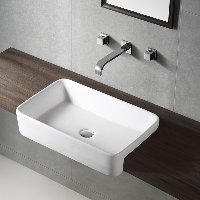Semi-Recessed Basins