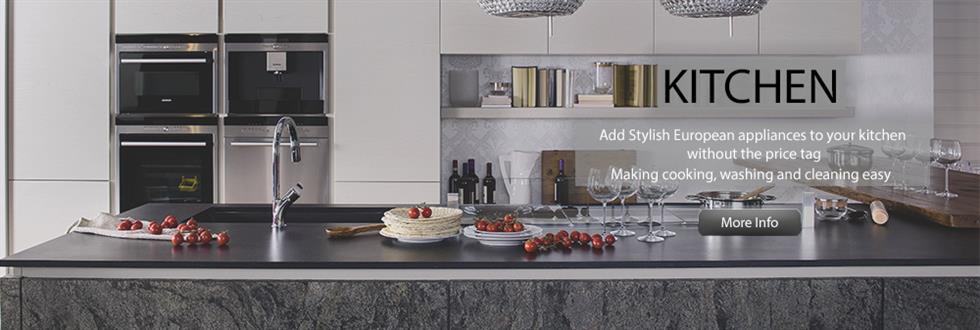 Kitchen Appliances and Bathroom Accessories, Quality, European Style